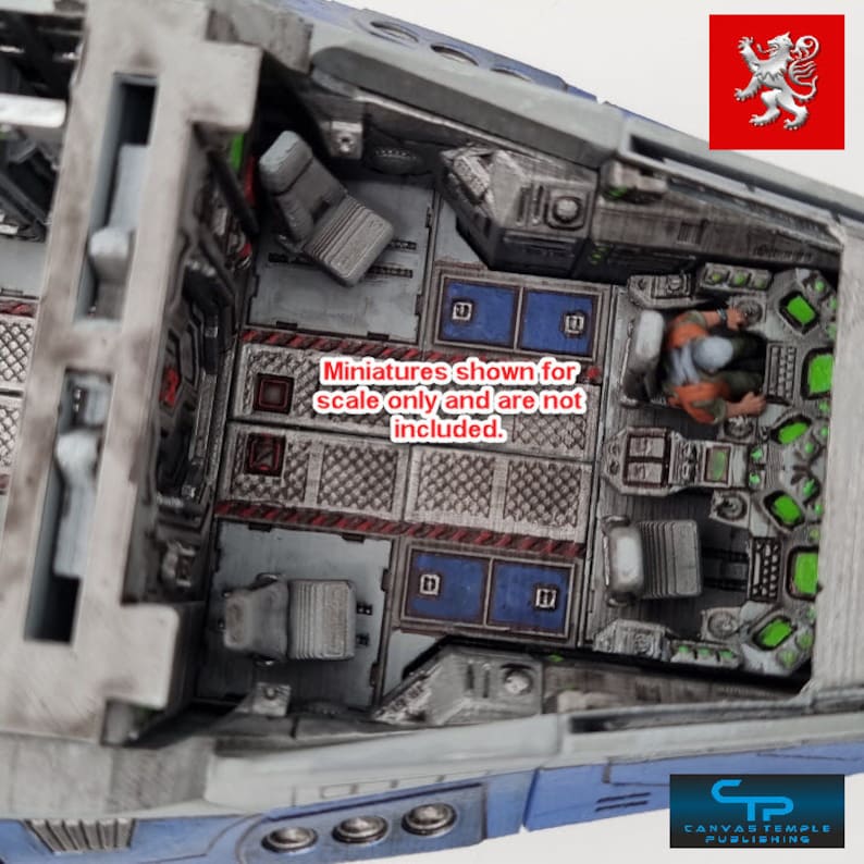 Science Fiction Miniatures Shuttle Alpha Mk IV in 28mm by 2nd Dynasty ...