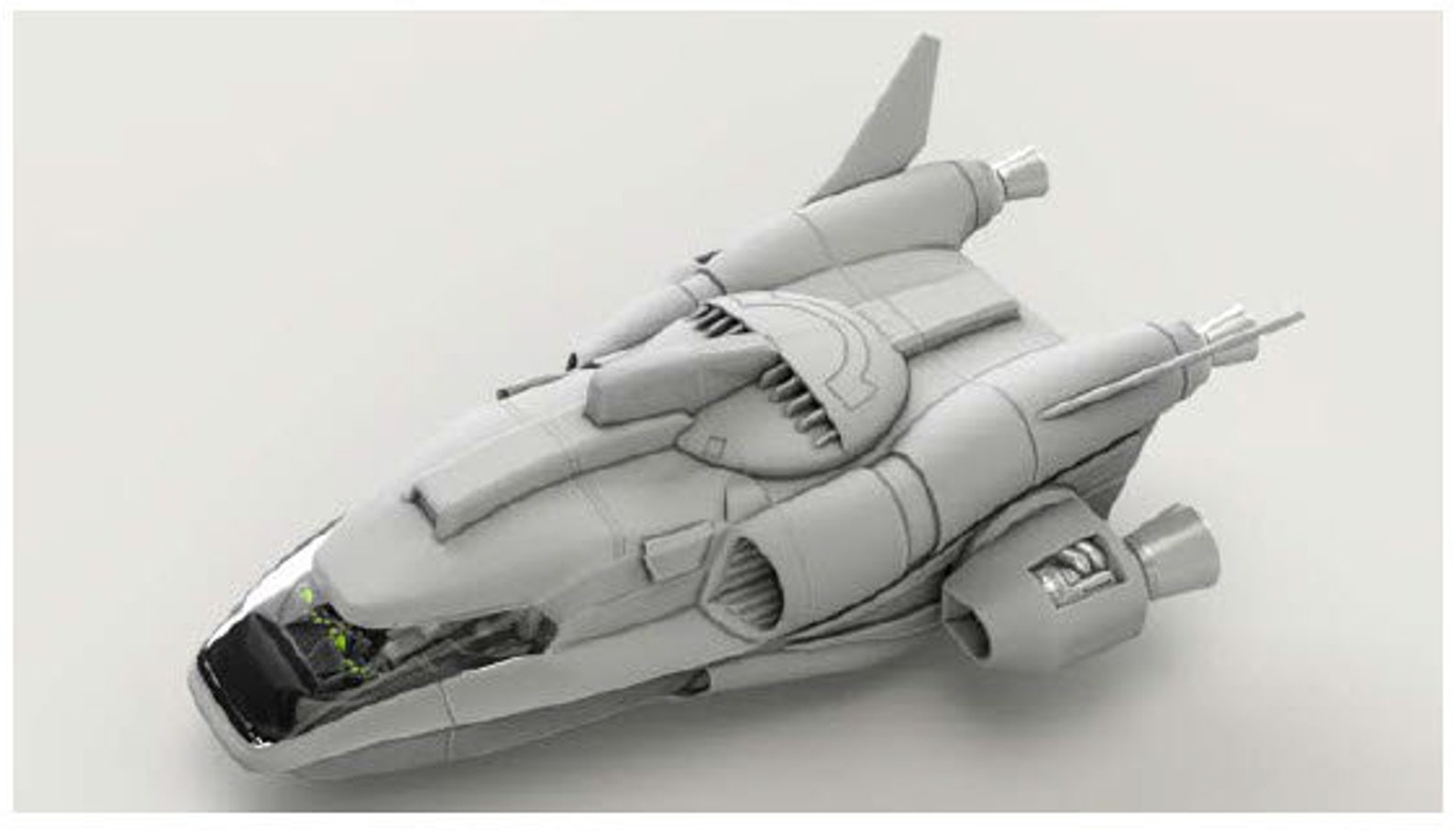 Science Fiction Miniatures Shuttle Alpha in 28mm by 2nd Dynasty - Etsy