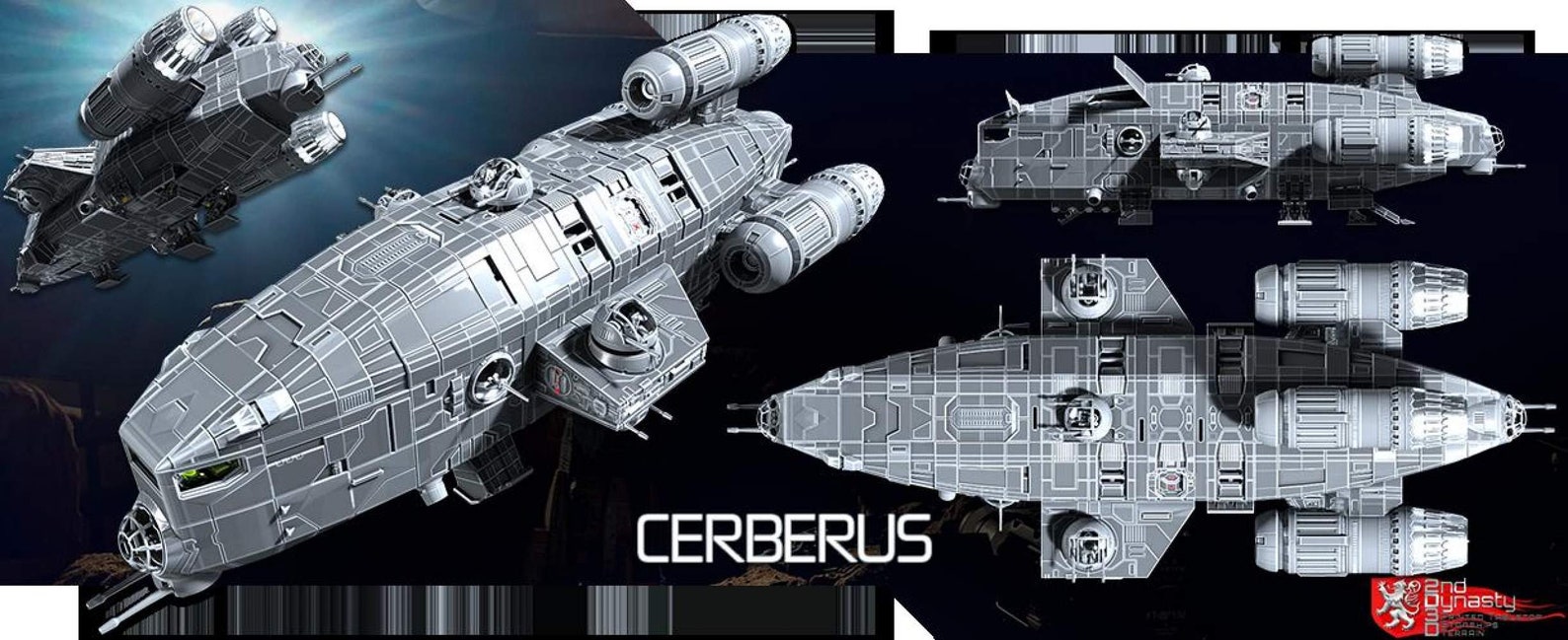 Science Fiction Miniatures Starship Chimera in 28mm by 2nd - Etsy