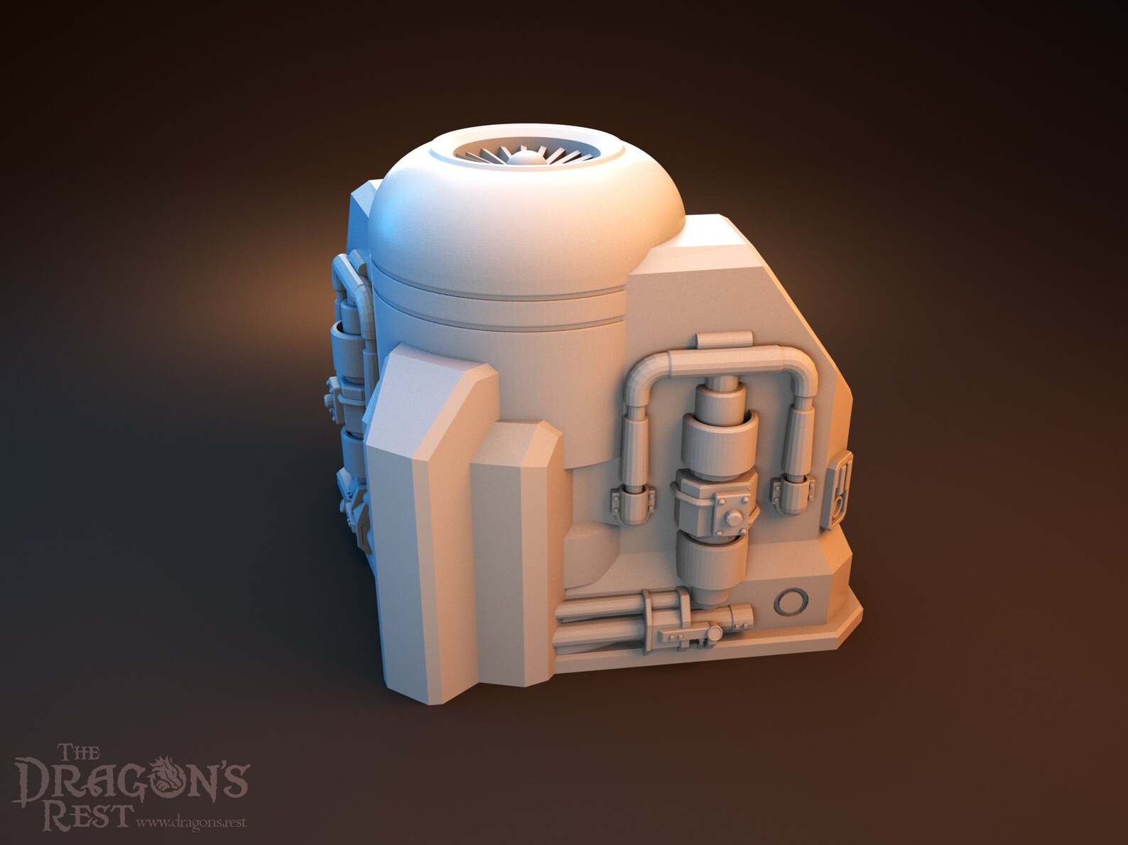 Science Fiction Miniatures Water Extractor/oxygen Pump Scatter | Etsy