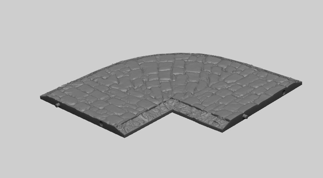 Medieval Roads Set 3D Printed in 28mm Scale by Dark Realms Forge - Etsy