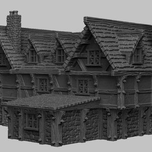Denizens of Fantasy Tavern Miniatures Terrain 3D Printed in 28mm Scale ...