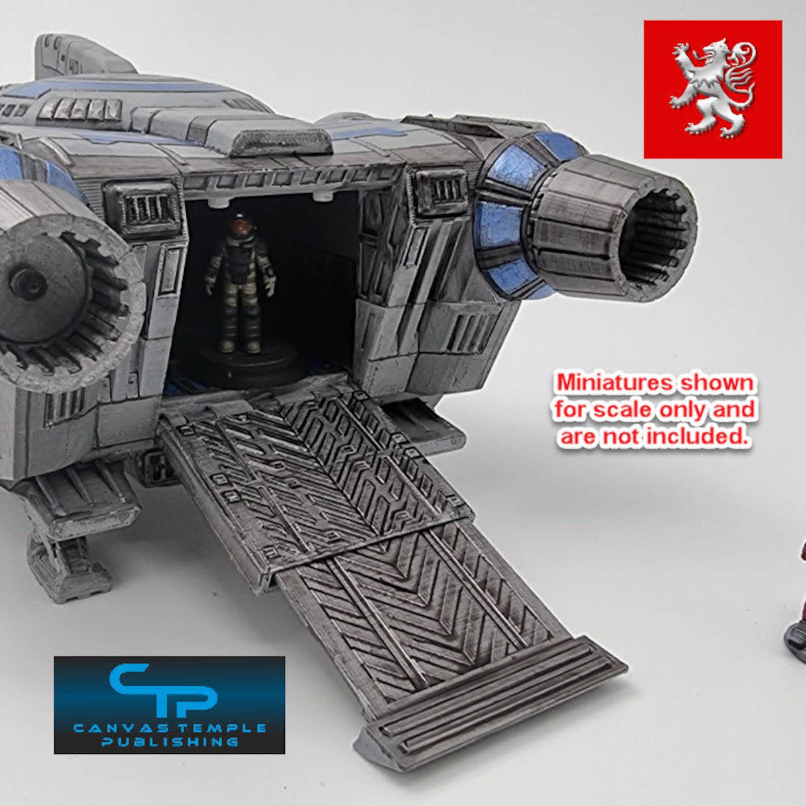 Science Fiction Miniatures Shuttle Alpha Mk IV in 28mm by 2nd - Etsy