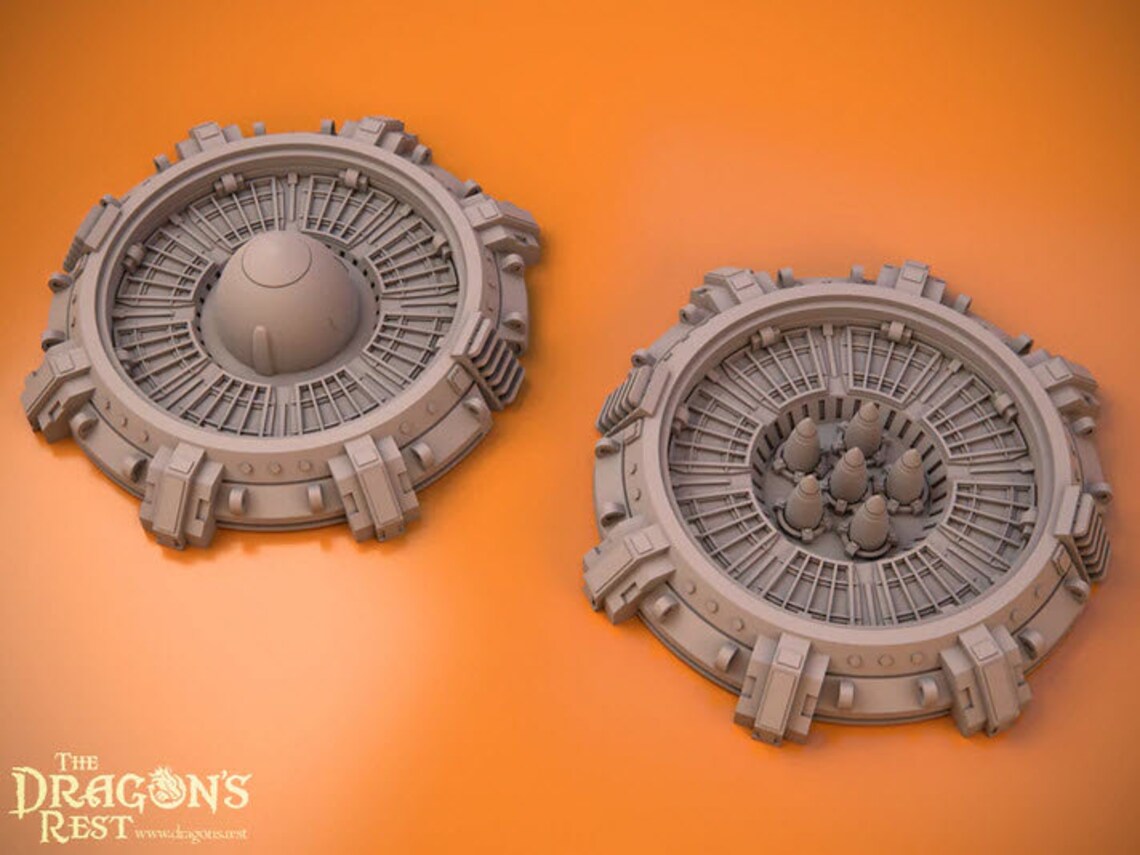 Science Fiction Miniatures Missile Silo Terrain in 32mm by Dragon's ...