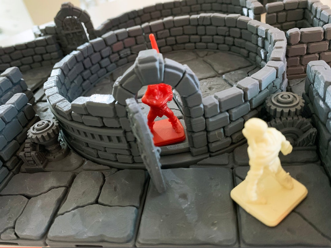Fantasy Miniatures Rotating Room Dungeon Terrain in 28mm by Dragon's ...
