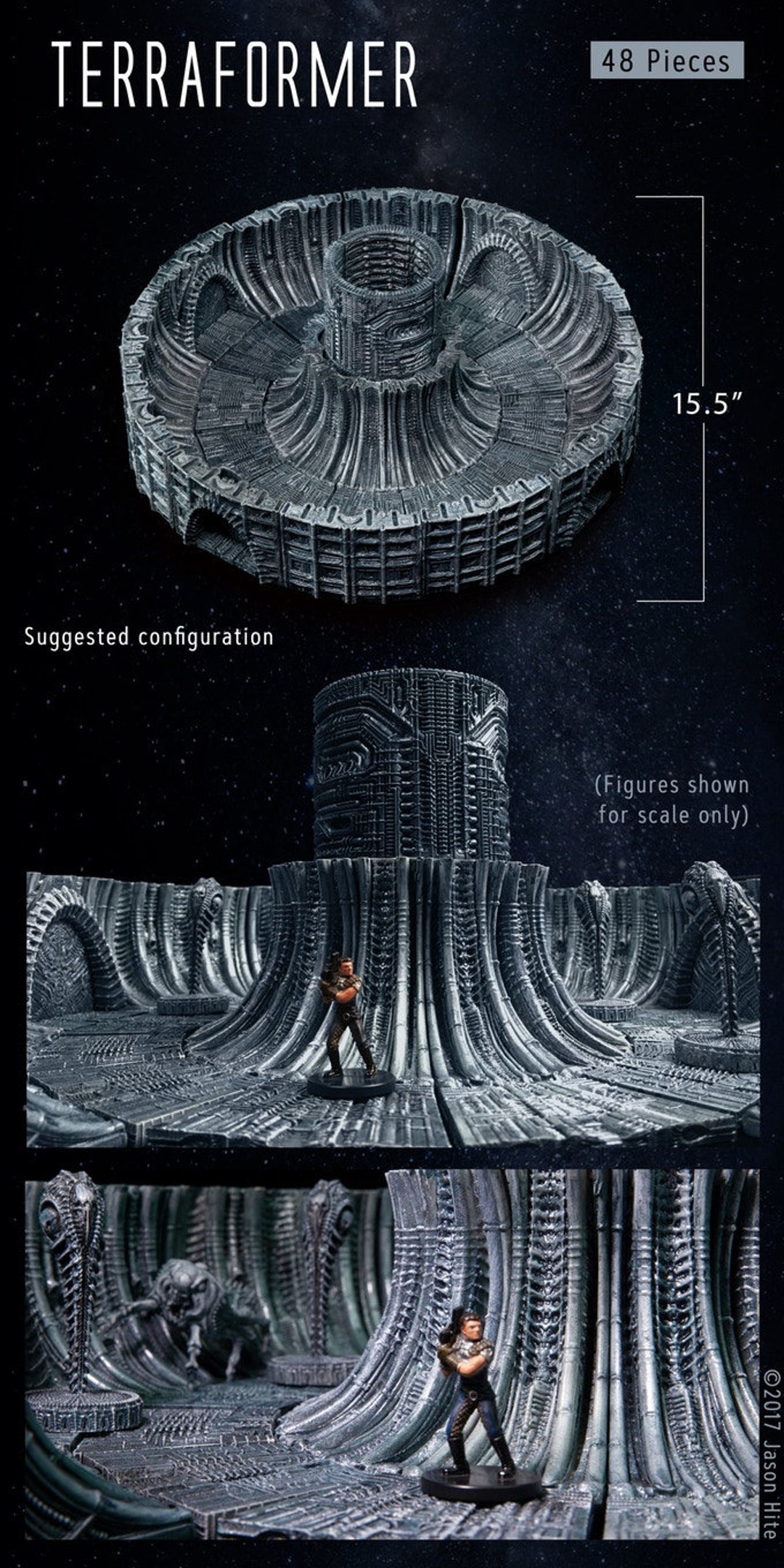 Alien Xeno Terrain for Your Science Fiction Wargame Event! 3D Printed ...