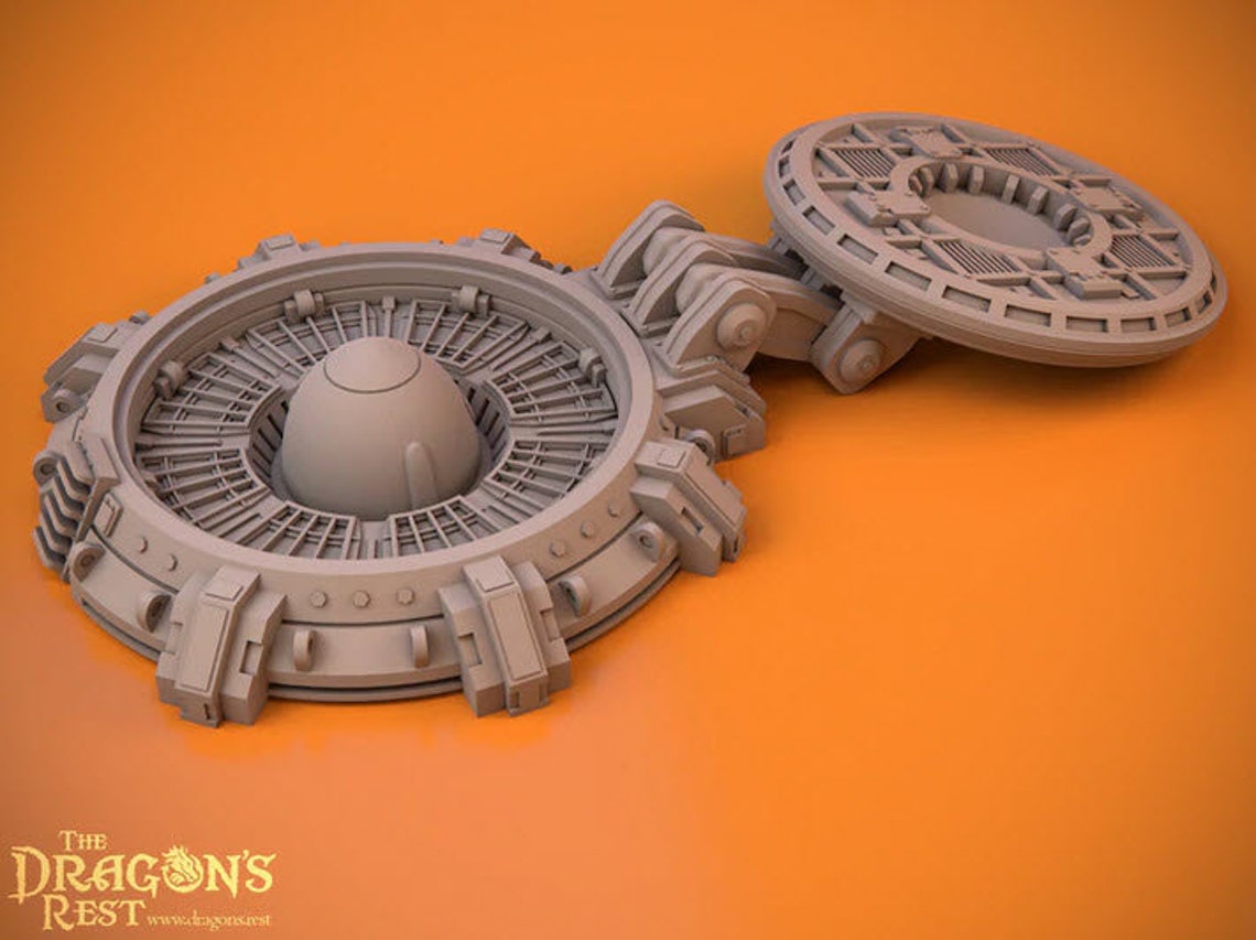 Science Fiction Miniatures Missile Silo Terrain in 32mm by Dragon's ...