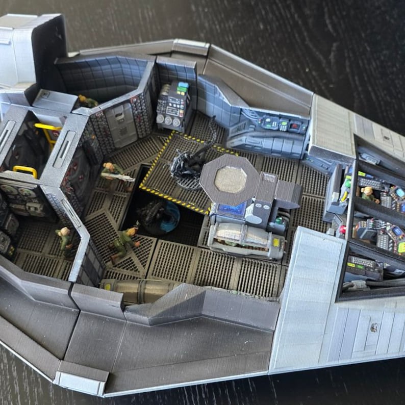 Erebus Shuttle Science Fiction Miniature in 28mm by 2nd Dynasty - Etsy