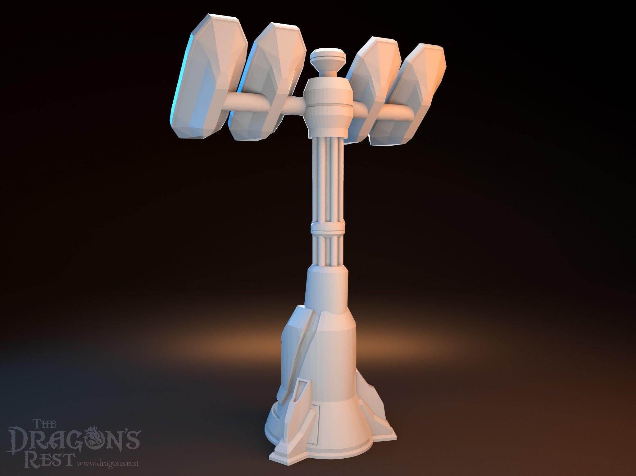 Science Fiction Miniatures Communications Tower Scatter Terrain in 28mm ...