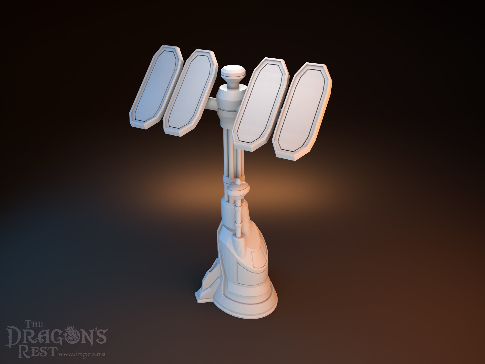 Science Fiction Miniatures Communications Tower Scatter Terrain in 28mm ...