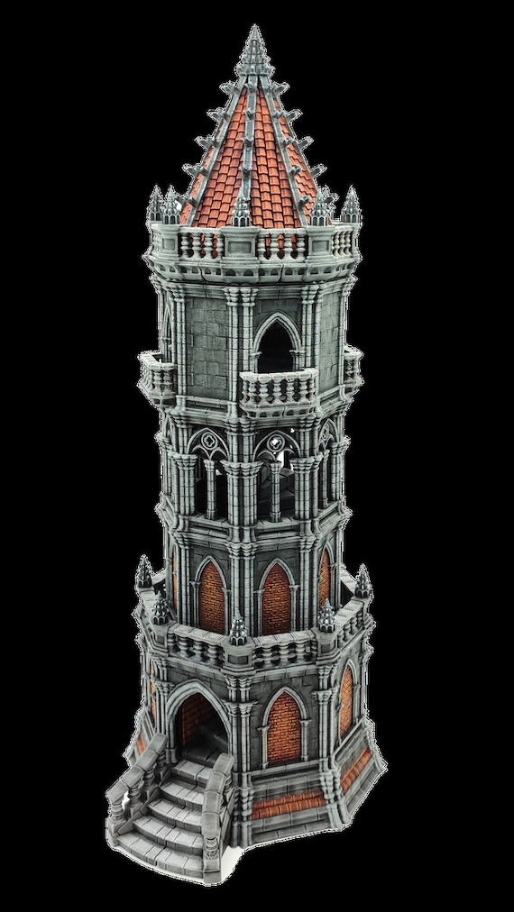 Wizard's Tower Fantasy Terrain in 28mm for D&D RPG and - Etsy