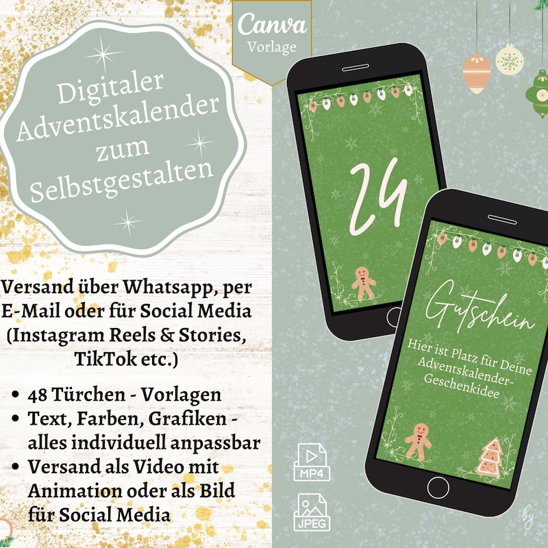 Advent Calendar Digital Download - Etsy