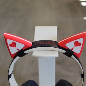 Attachable Cat Ears for Headphones - Hearth Shaped - Etsy
