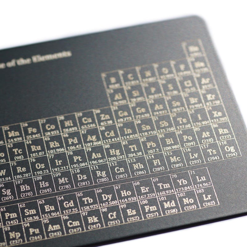 Chemistry Card - Etsy