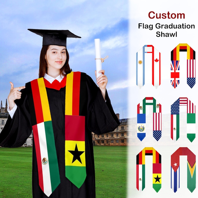 Graduation Scarf - Etsy