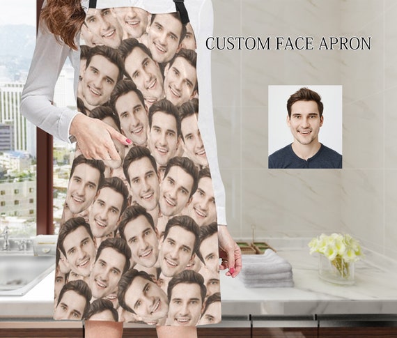 Custom Faces Apron-custom Photo Apron-design Funny - Etsy