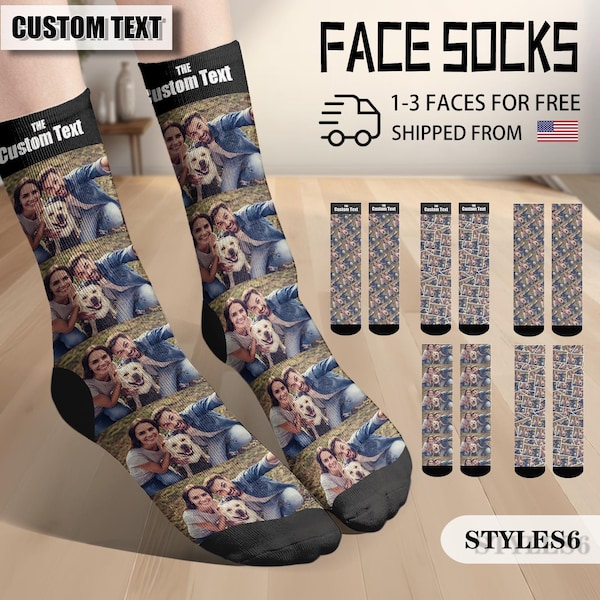 Photo Socks - Etsy