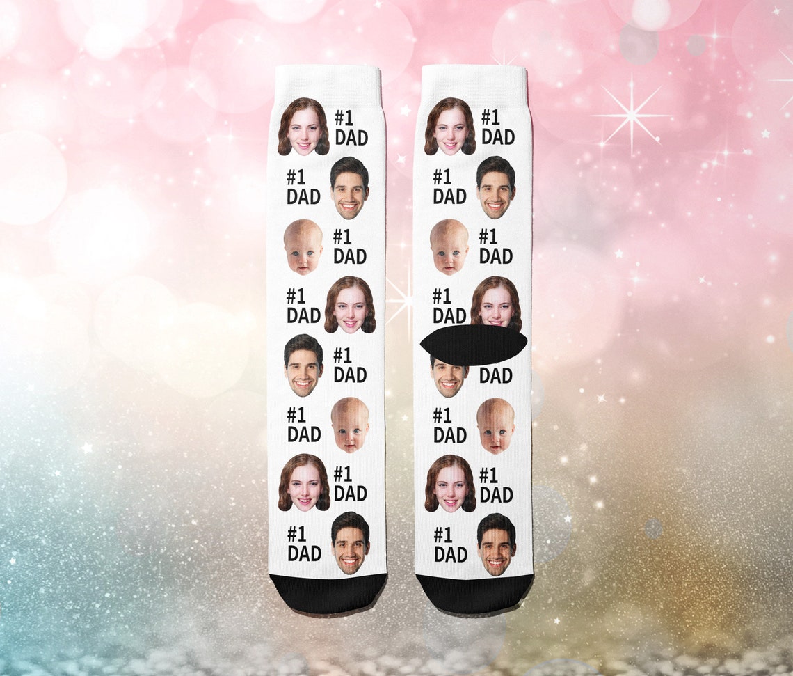 Custom Face Socks Photo Personalized Socks Faces on Socks - Etsy