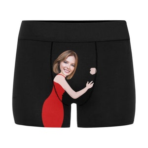 Custom Boxers With Face, Personalized Underwear With Photo, Face Boxer ...