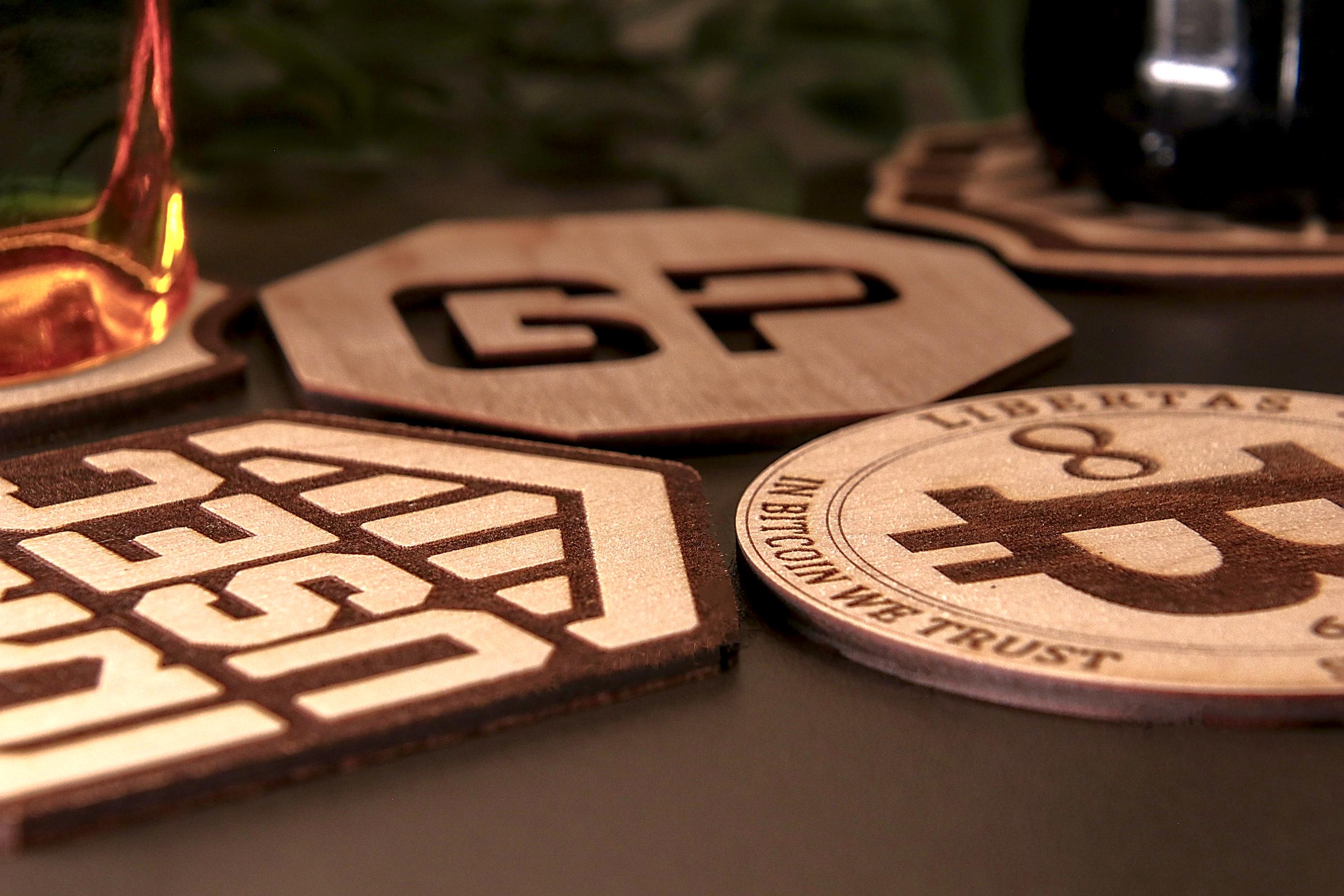 Escape From Tarkov Coasters – Wooden Gaming Decor – Bear Usec Logo Drink Coasters – Geek Gift ...