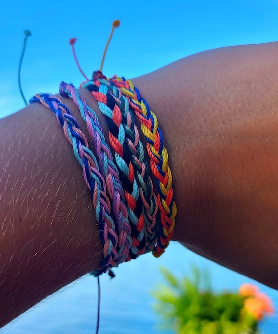 Customizable Braided Waterproof Adjustable Bracelet Summer - Etsy