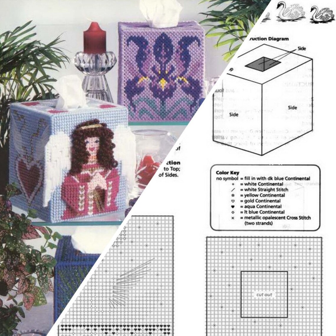 PDF Vintage Plastic Canvas Pattern Plastic Canvas Pattern - Etsy