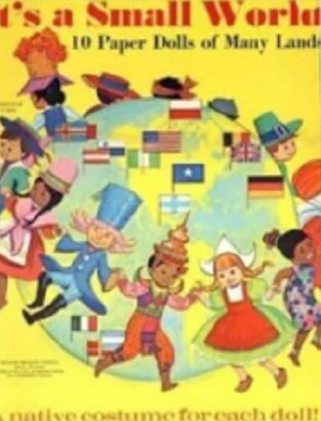 PDF Vintage Paper Dolls | Paper Doll Kids From Different Countries ...