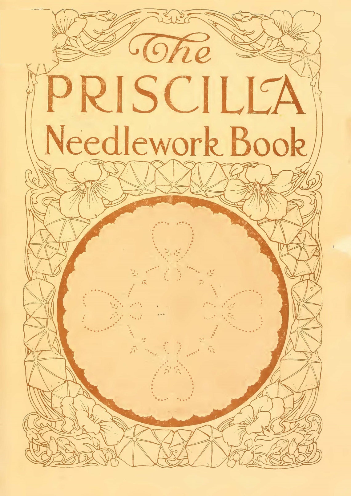 PDF Vintage Needlework Pattern | Vintage 1908 PRISCILLA Needlework Book ...