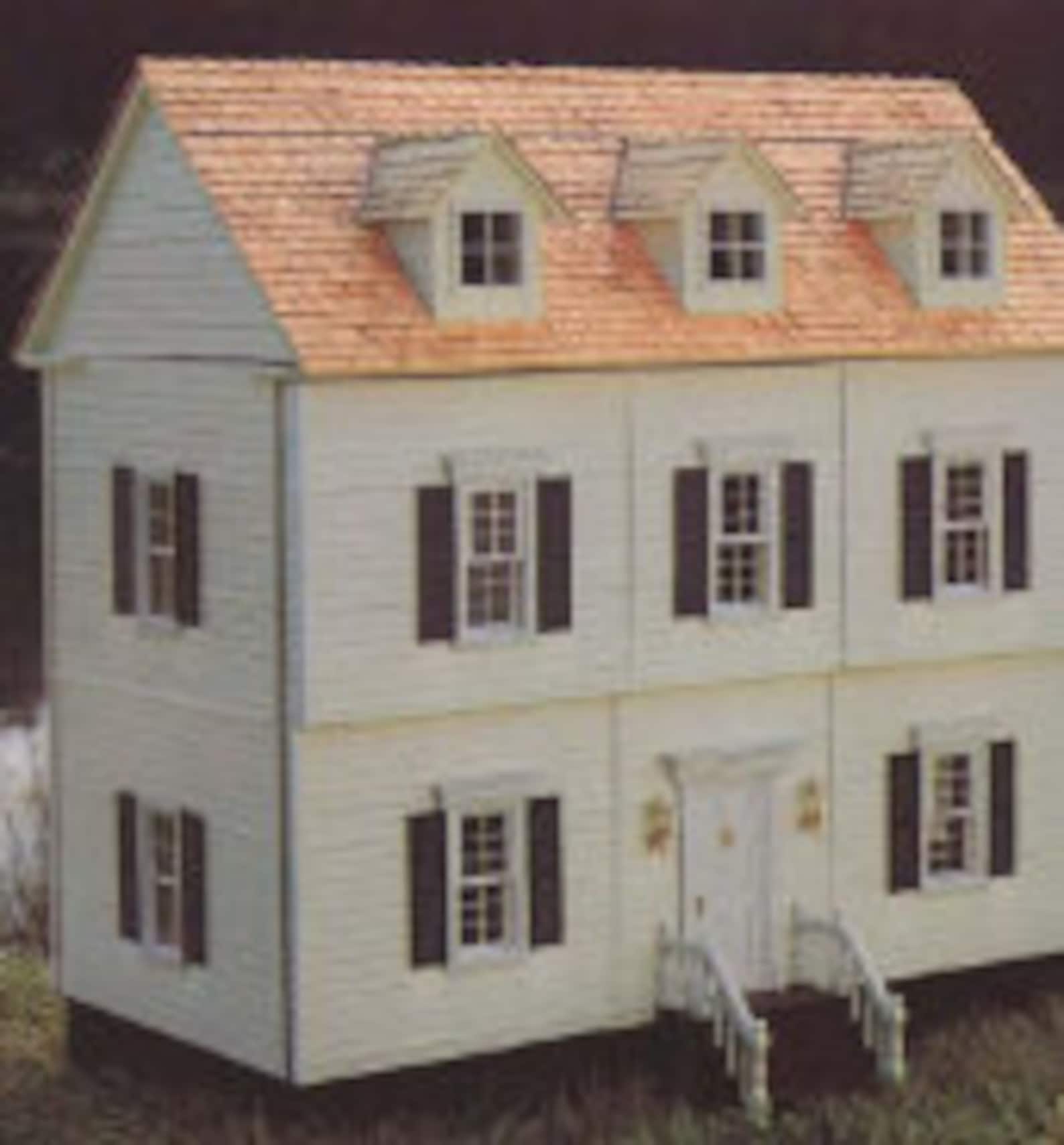 PDF Vintage Pattern Building a Dollhouse 3 Stiyles - Victorian ...