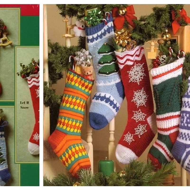 Vintage Stocking Pattern - Etsy