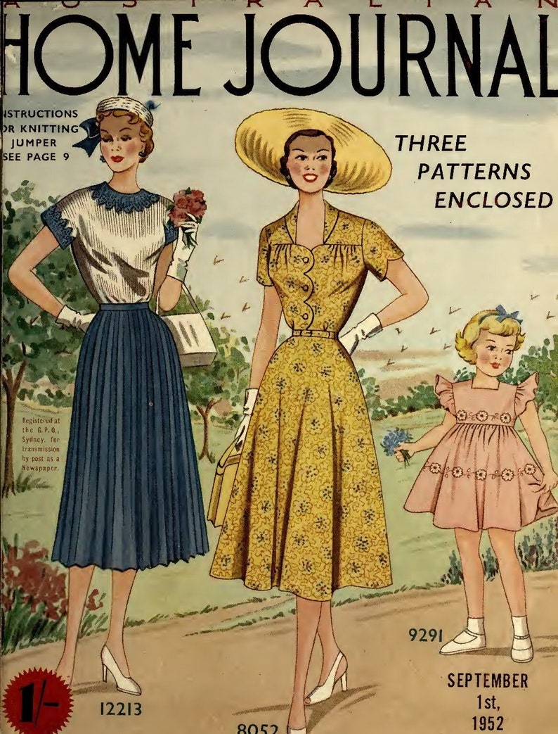 PDF Vintage Australian Home Journal Number 09 1953 Vintage - Etsy