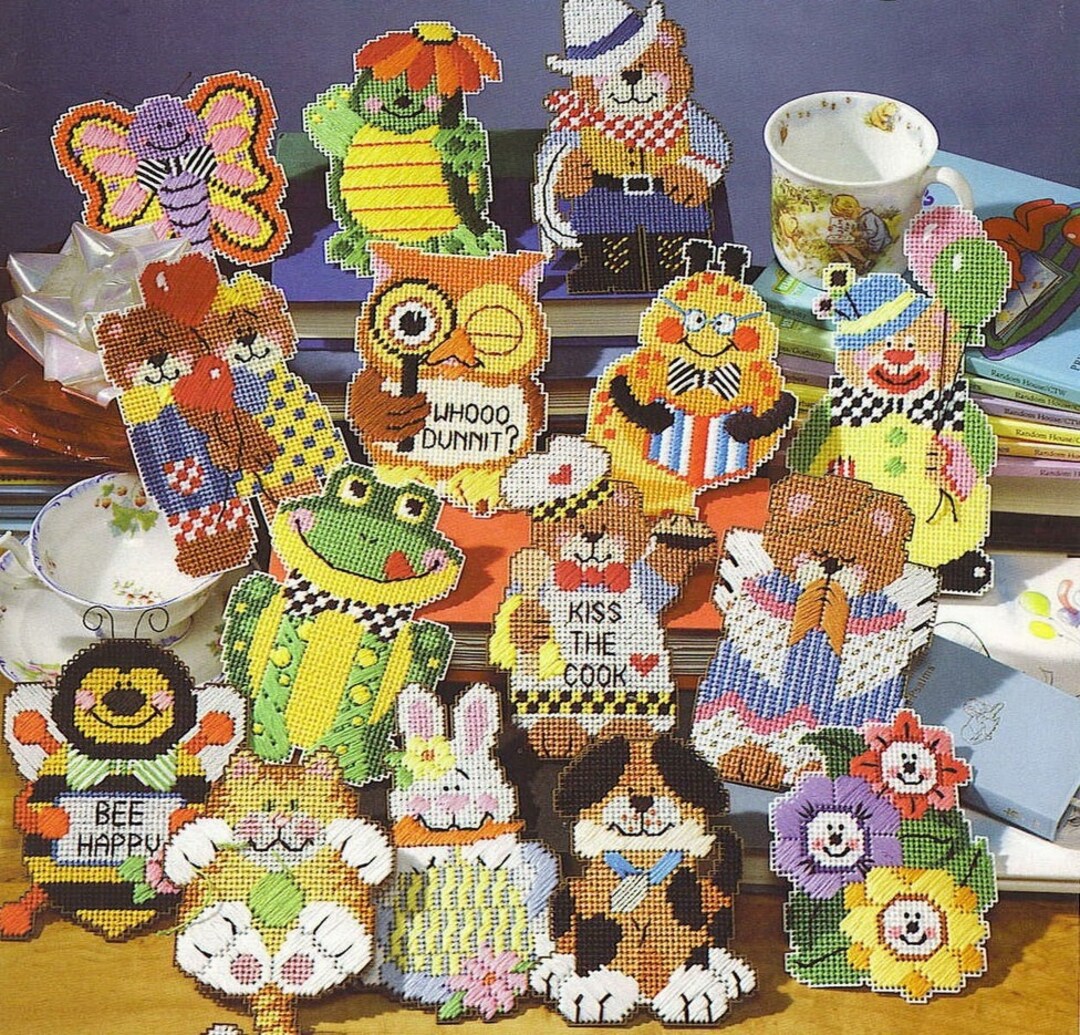 PDF Vintage Plastic Canvas Pattern | Plastic Canvas Pattern Coasters ...
