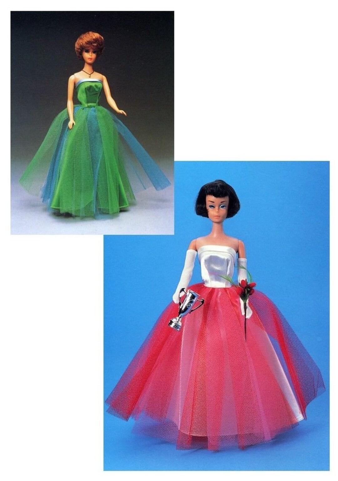 PDF Vintage Barbie 11-1/2 Sewing Pattern Wardrobe Clothes for Dolls 11 ...