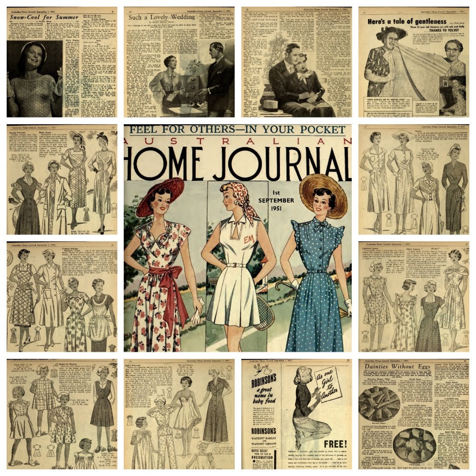 PDF Vintage Australian Home Journal | Number 09 1951 | Vintage Magazine ...