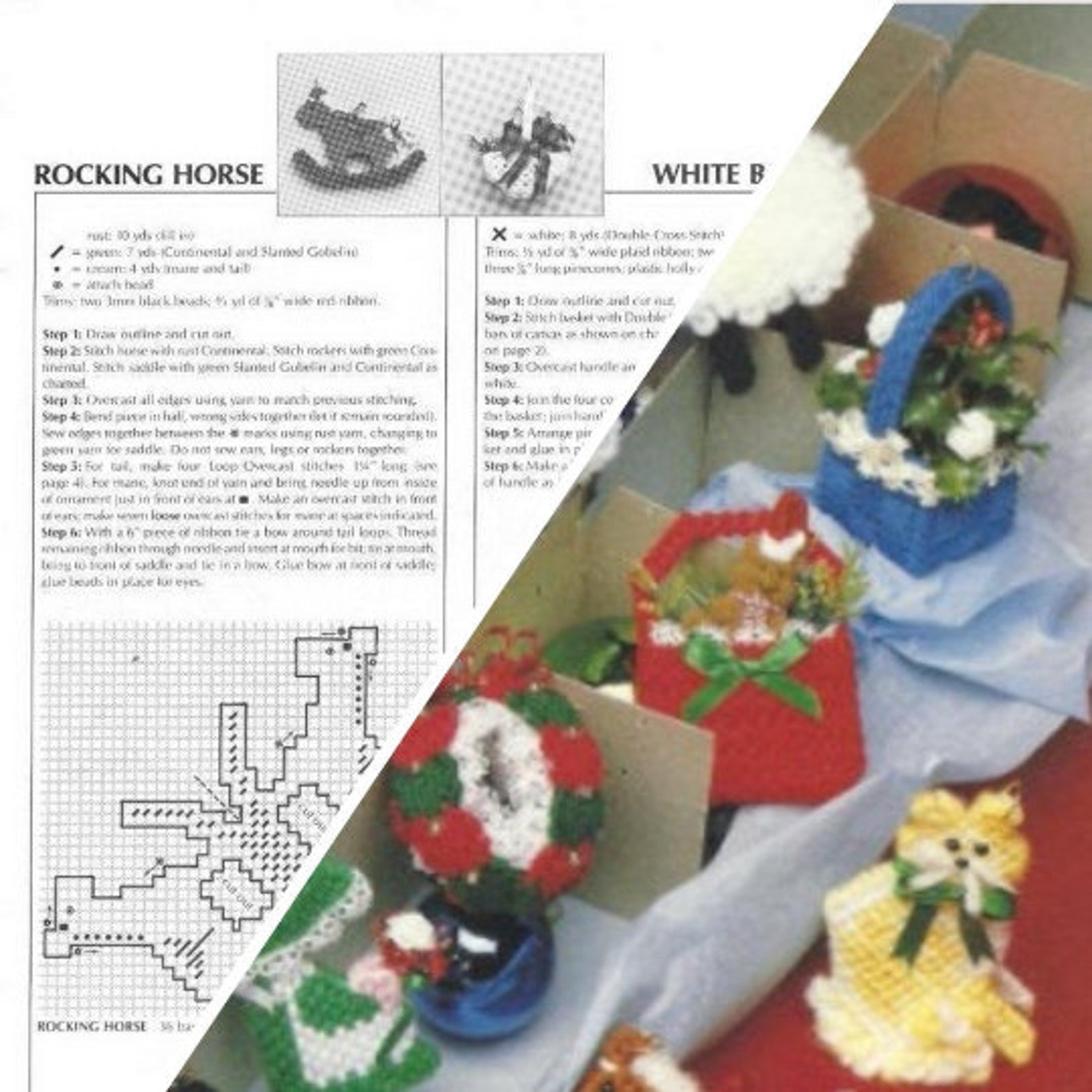 PDF Vintage Plastic Canvas Pattern Plastic Canvas Pattern - Etsy