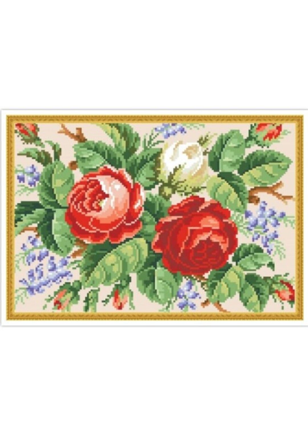 PDF Antique Sampler Counted Vintage Cross Stitch Pattern | Berlin ...