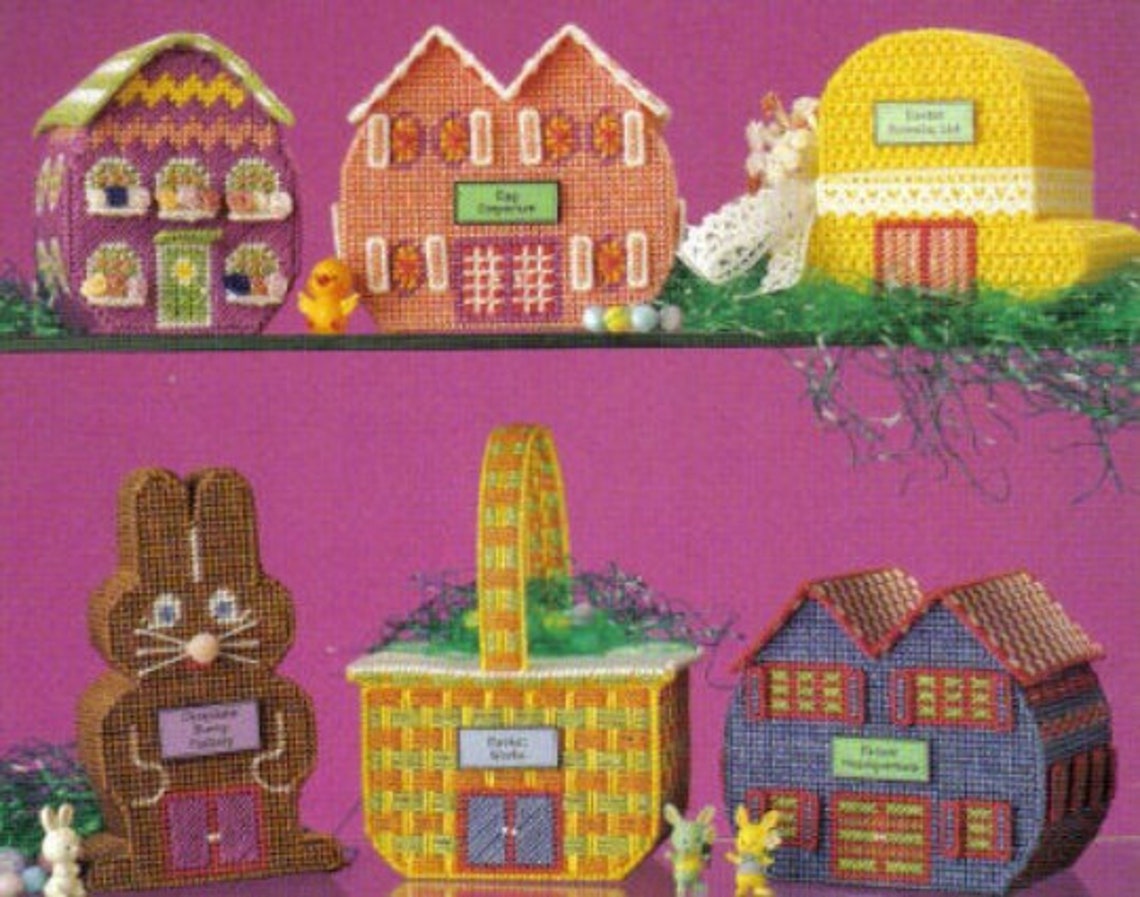 PDF Vintage Plastic Canvas Pattern Plastic Canvas Pattern - Etsy UK