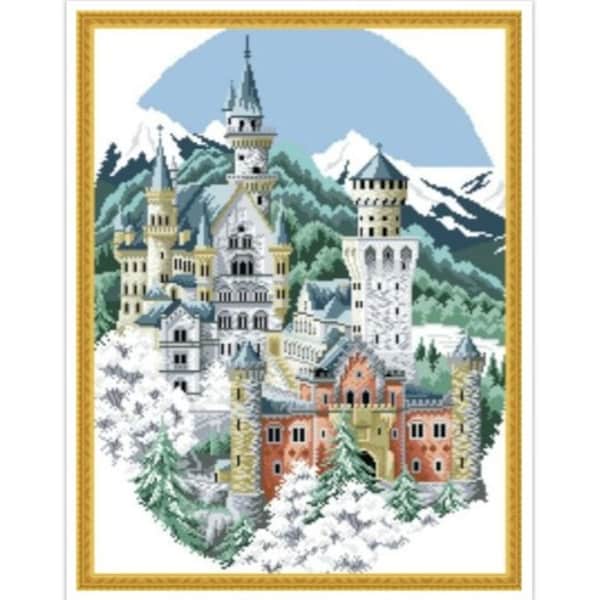 Cross Stitch Neuschwanstein Castle - Etsy