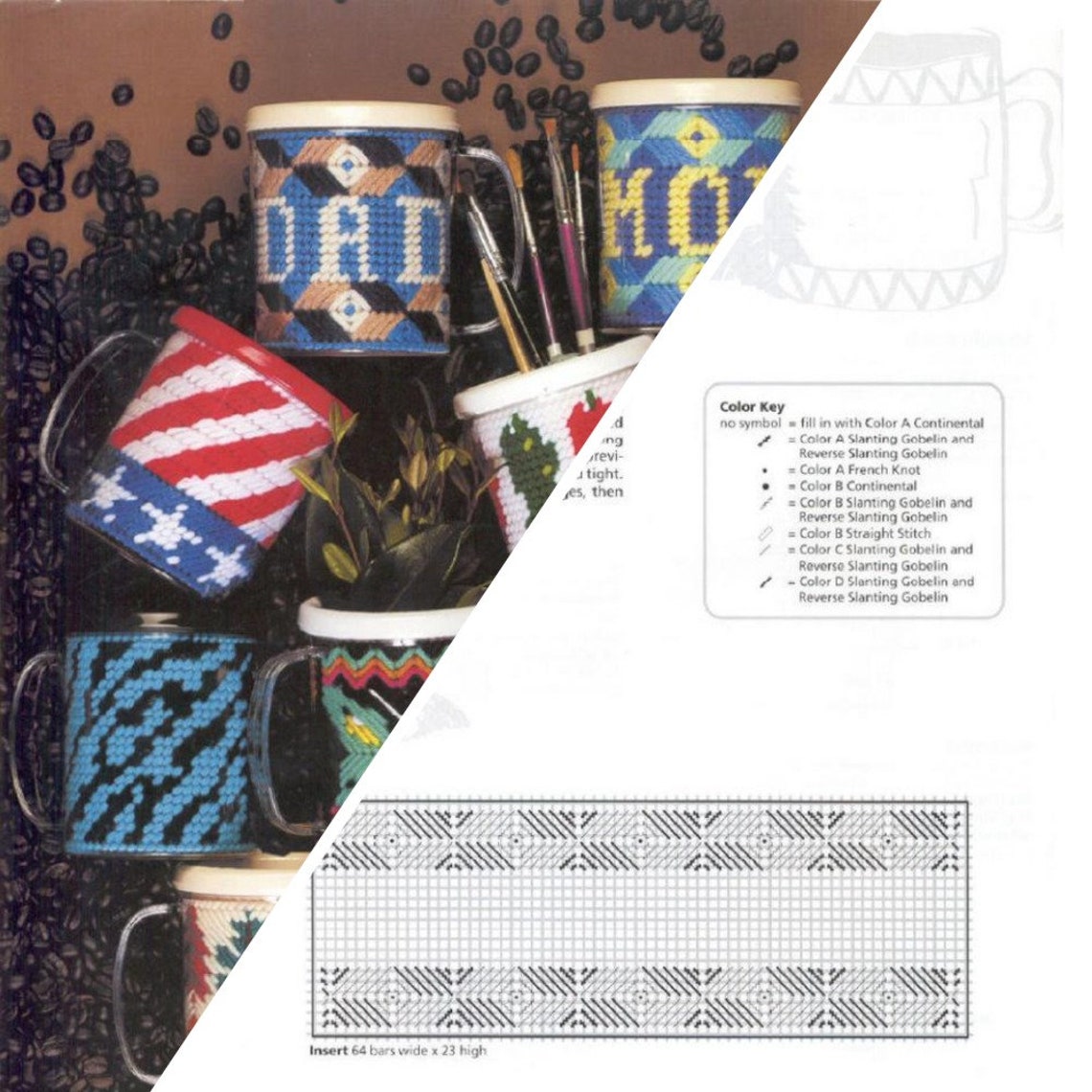 PDF Vintage Plastic Canvas Pattern Plastic Canvas Pattern - Etsy