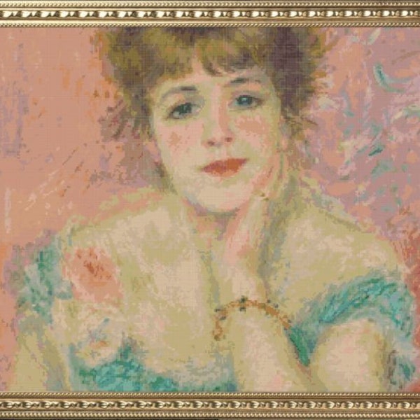 Portrait of a Lady Cross Stitch - Etsy