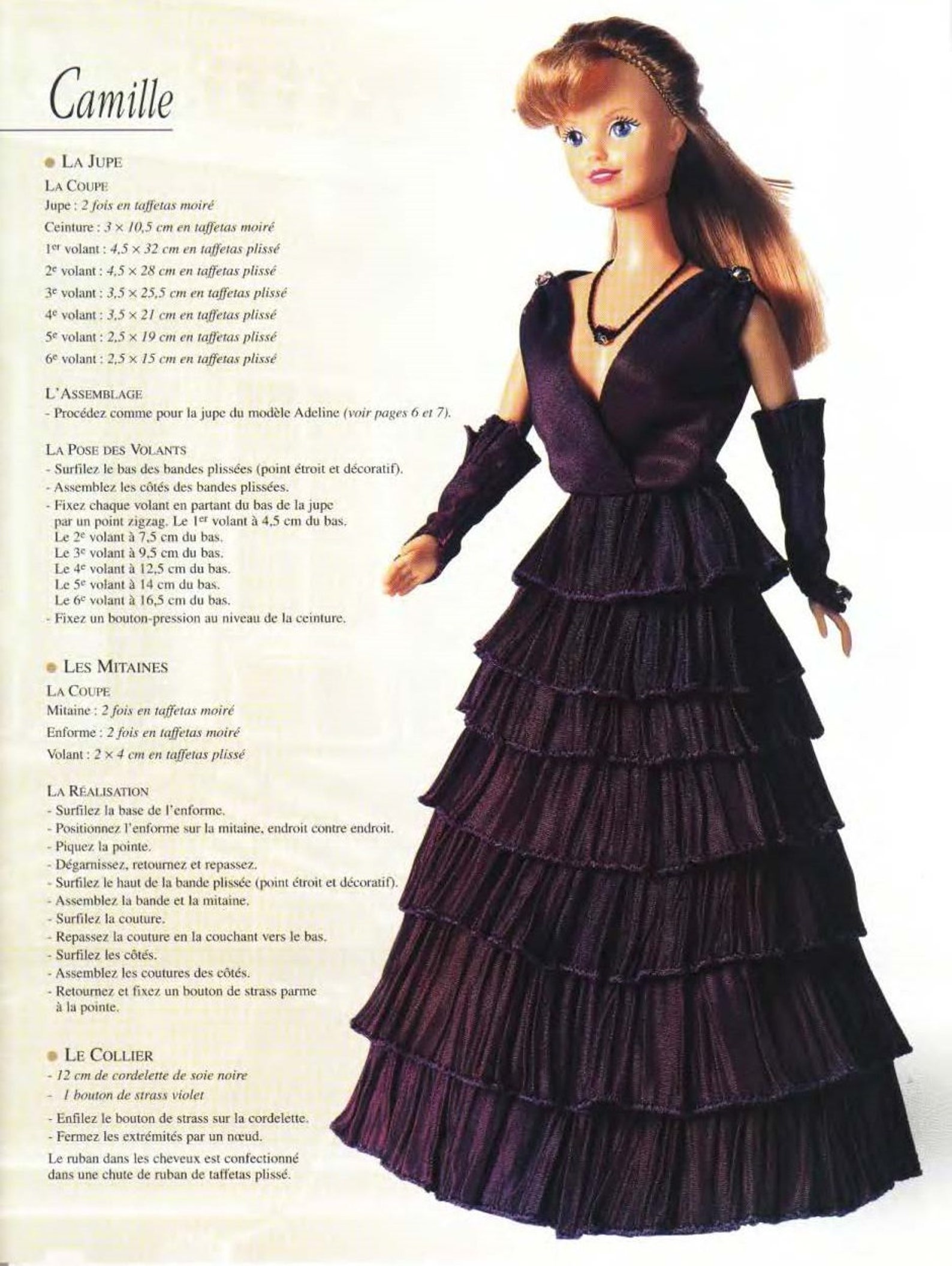 PDF Vintage Barbie 11-1/2 Sewing Pattern Wardrobe - Etsy UK