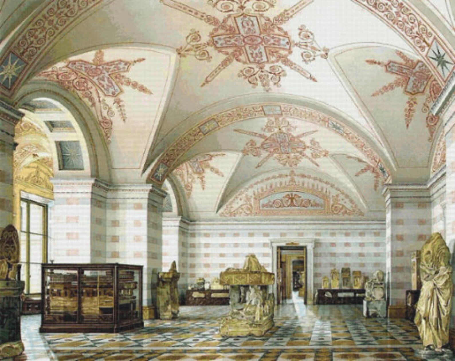 PDF Counted Vintage Cross Stitch Pattern Winter Palace - Etsy