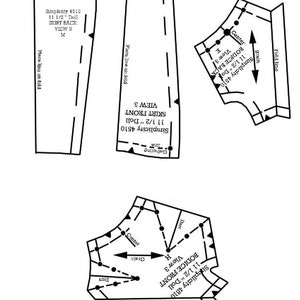 PDF Vintage Barbie 11-1/2 Sewing Pattern Wardrobe Clothes for Dolls 11 ...