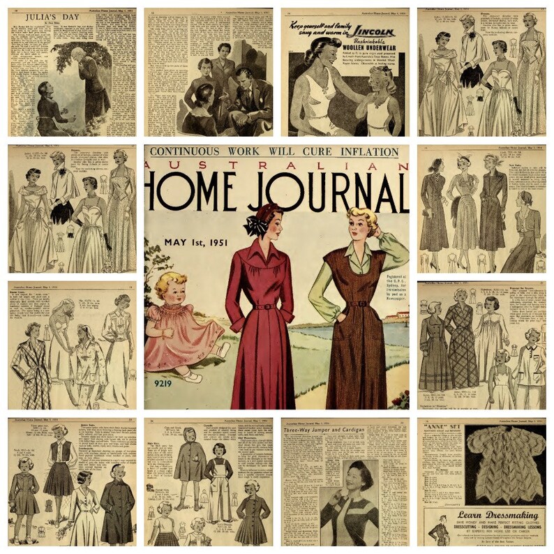 PDF Vintage Australian Home Journal Number 05 1951 Vintage - Etsy