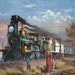 PDF Counted Vintage Cross Stitch Pattern | Mail Train | 3 Sizes ...