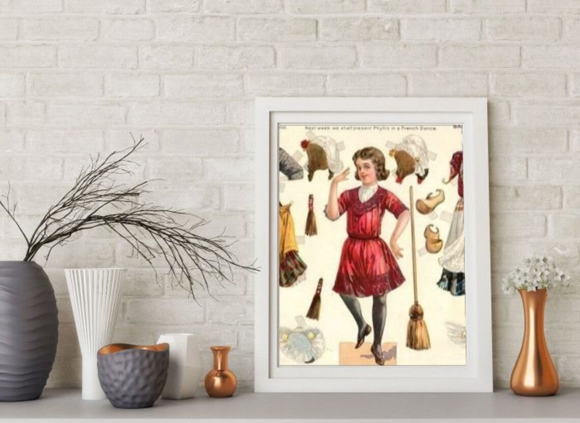 PDF Vintage Paper Dolls Paper Doll National Dutch Dance - Etsy