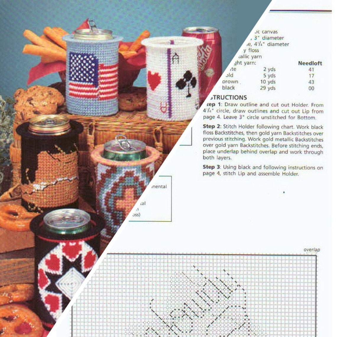 PDF Vintage Plastic Canvas Pattern Plastic Canvas Pattern - Etsy