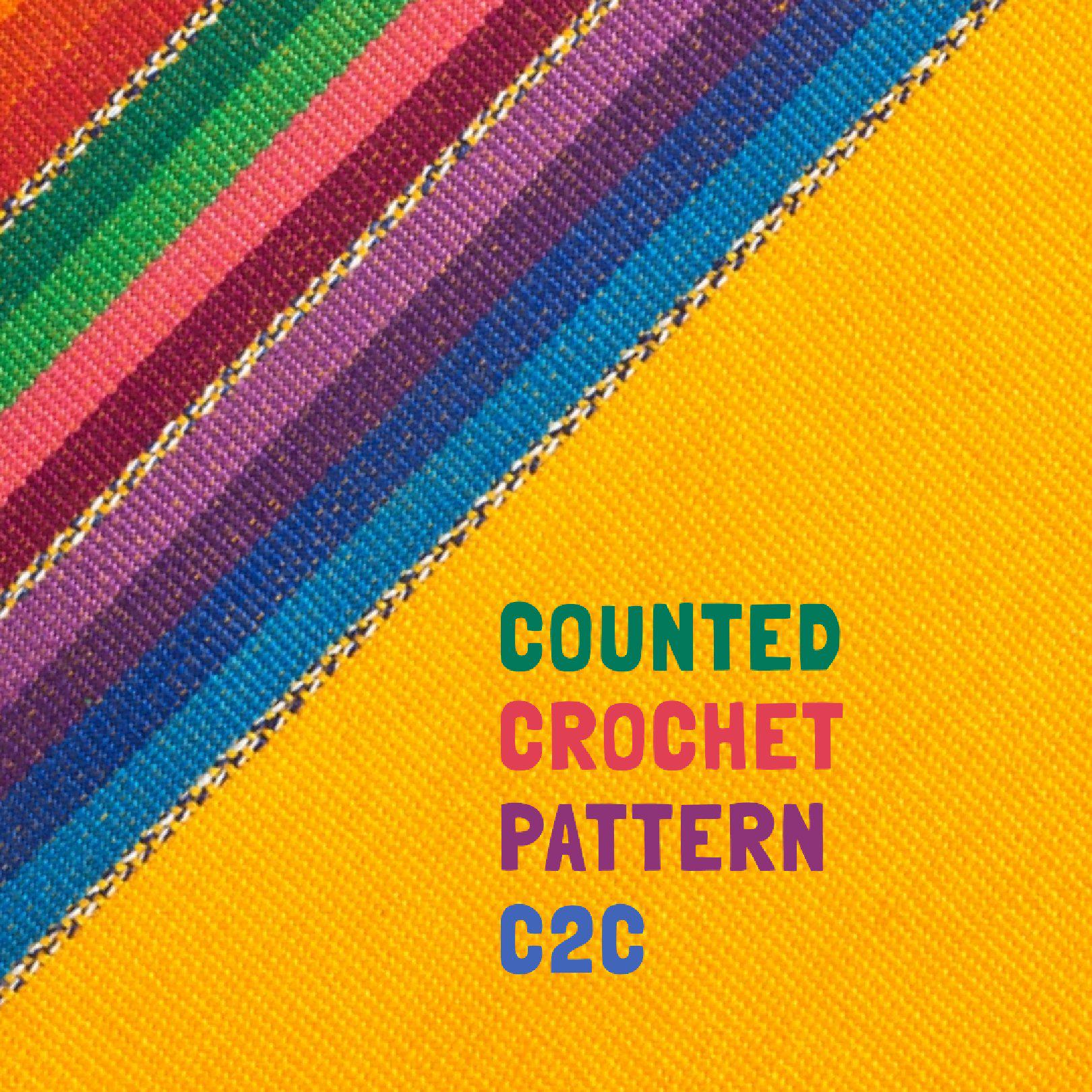 Crochet Pattern C2C Butterfly Counted for Crocheting Afghan Plaid ...
