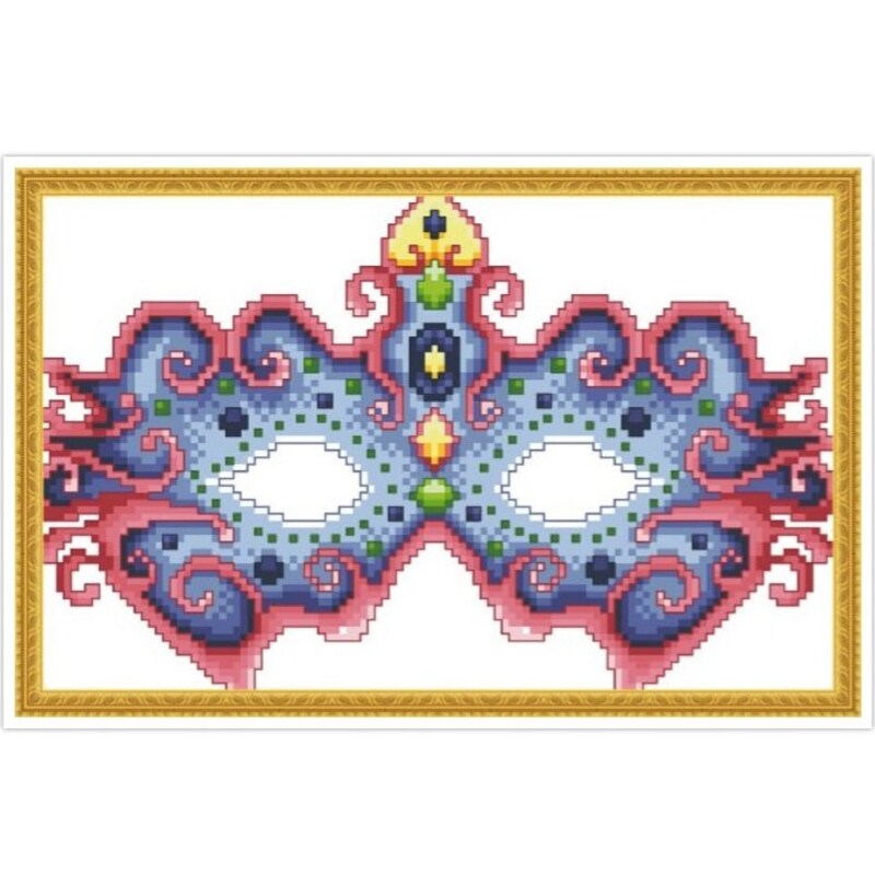 Cross Stitch Mask - Etsy