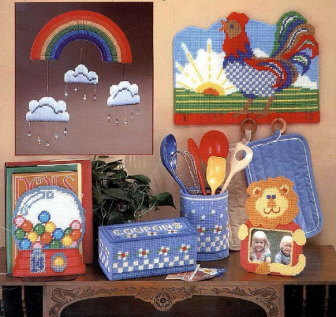 PDF Vintage Plastic Canvas Pattern | Plastic Canvas Pattern Easy to ...